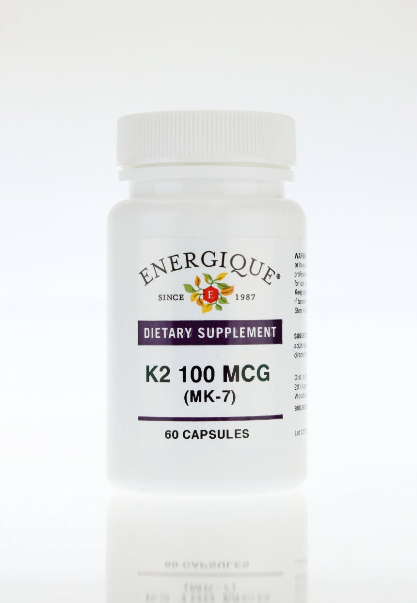 K2 100 MCG (MK-7) 60 caps by Energique - Natural Healing House