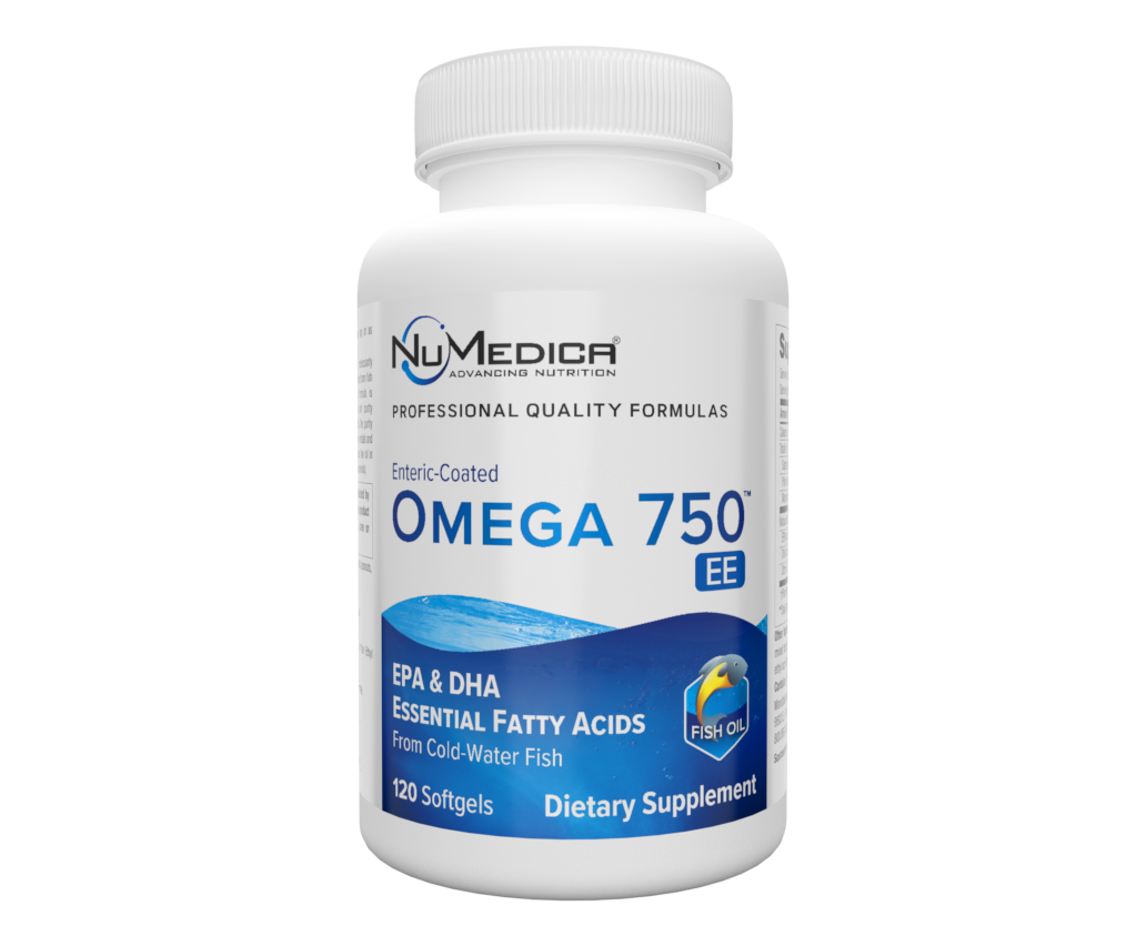 Omega 750 EE 120 soft gel by NuMedica - Natural Healing House