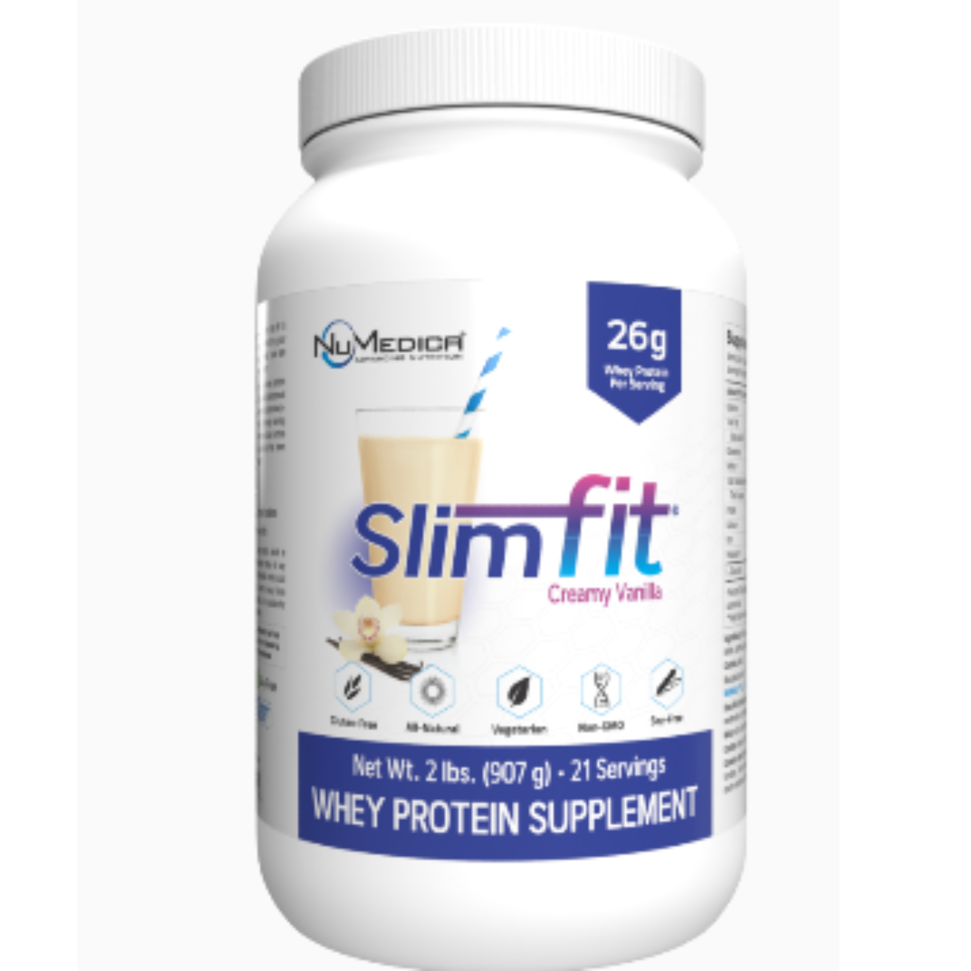 Slim Fit Vanilla Powder 2 LBS by Numedica - Natural Healing House