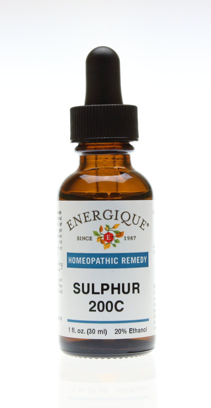 Sulphur 200C 1 oz by Energique - Natural Healing House