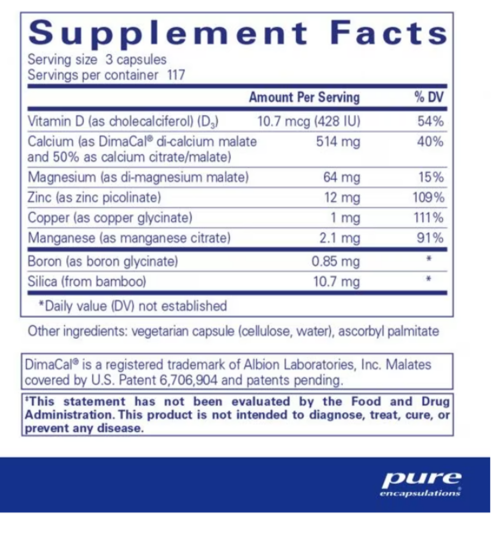 Osteobalance 351 caps by Pure Encapsulations - Natural Healing House