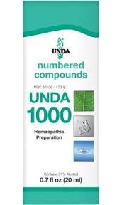 Unda #1000 (0.7 fl oz) Numbered Compounds - Natural Healing House