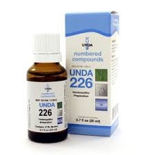 Unda #226 Seroyal ( 0.7 fl oz) Numbered Compounds - Natural Healing House