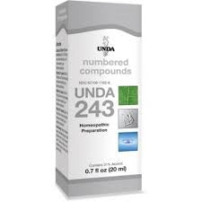 Unda #243 Seroyal ( 0.7 fl oz) Numbered Compounds - Natural Healing House