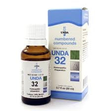 Unda #32 Seroyal ( 0.7 fl oz) Numbered Compounds - Natural Healing House