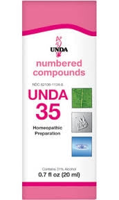 Unda #35 Seroyal ( 0.7 fl oz) Numbered Compounds - Natural Healing House
