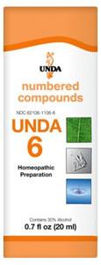 Unda #6 Seroyal ( 0.7 fl oz) Numbered Compounds - Natural Healing House